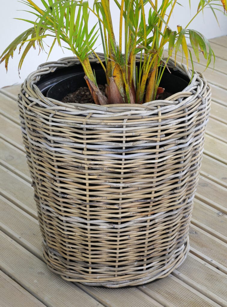 Rattan Planter Lined | Villa Lifestyle